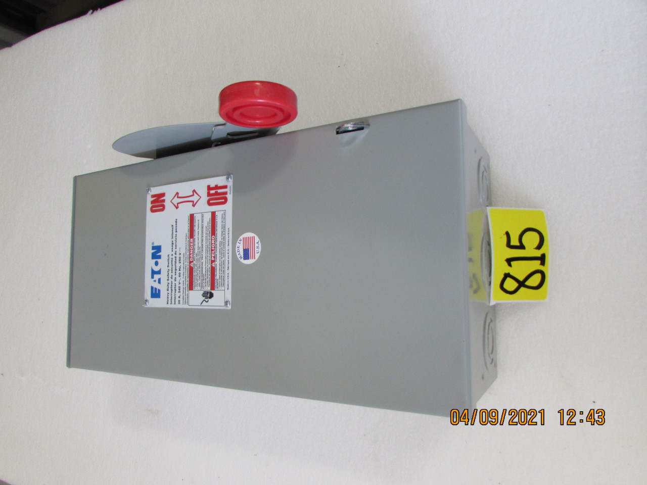 Eaton Safety Switches.