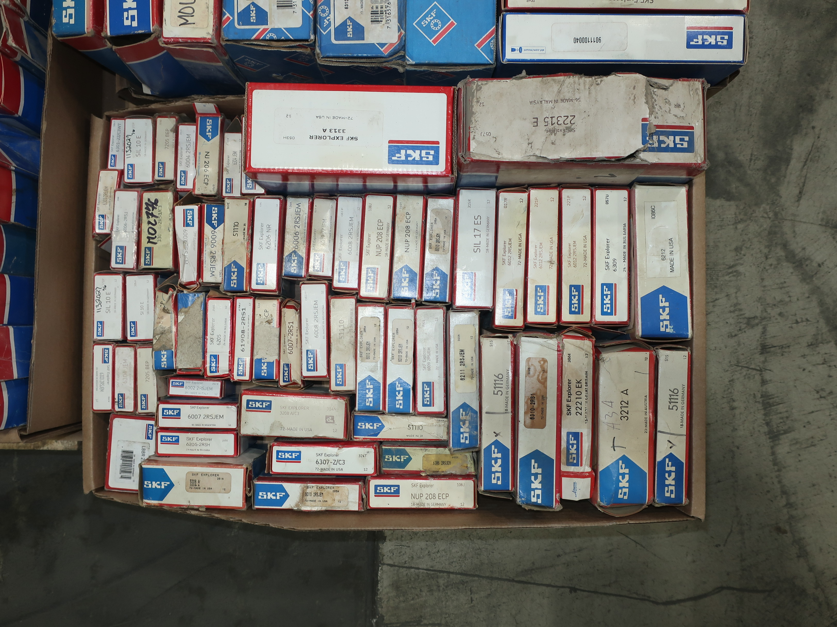SKU 1739370 - PALLET OF ASSORTED SKF BEARINGS, ROLLER, BALL For Sale ...
