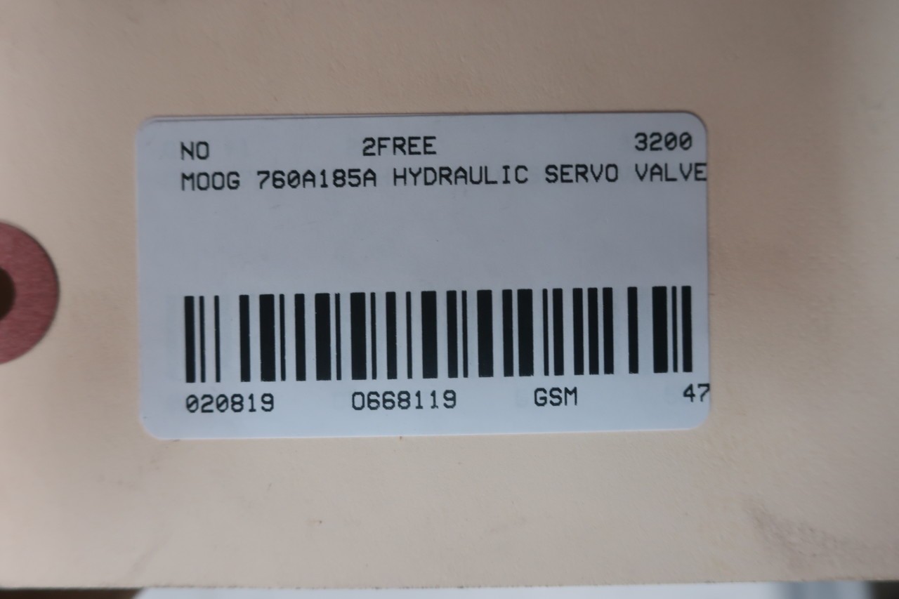 MOOG 760A185A HYDRAULIC SERVO VALVE