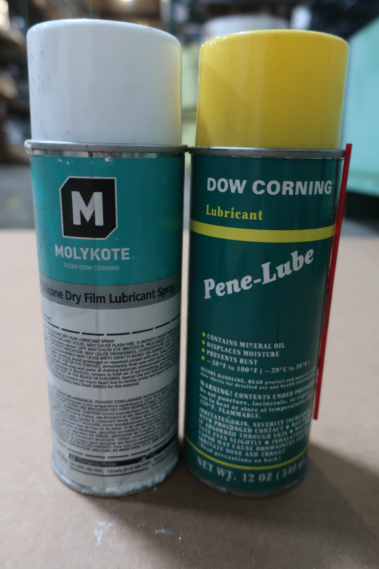 2 PALLETS OF ASSORTED LUBRICANTS AND SPRAY PAINT
