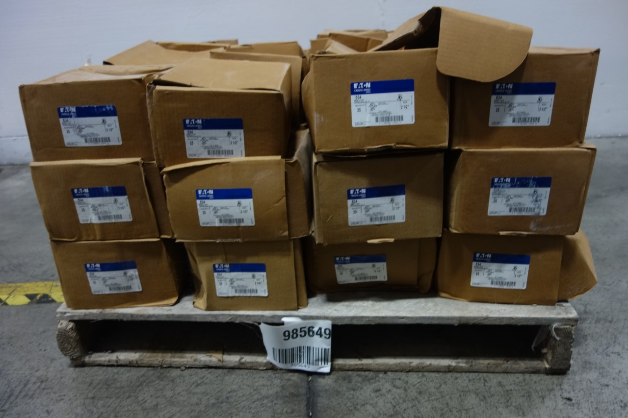 LOT OF EATON CONDUIT BEAM CLAMPS