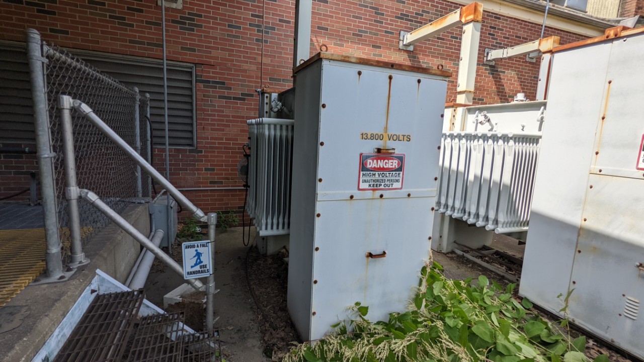 General Electric 3 phase 750 KVA transformer