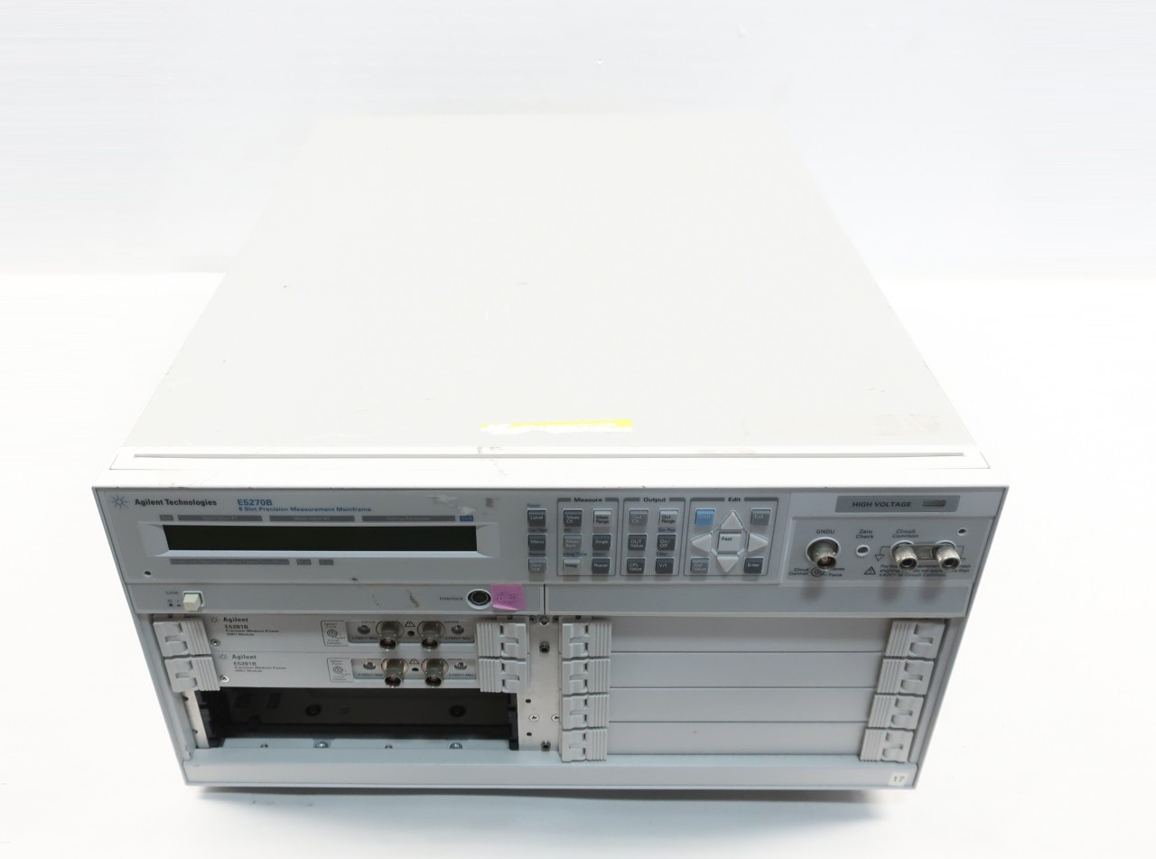 AGILENT TECHNOLOGIES E5270B 8-SLOT PARAMETRIC MAINFRAME