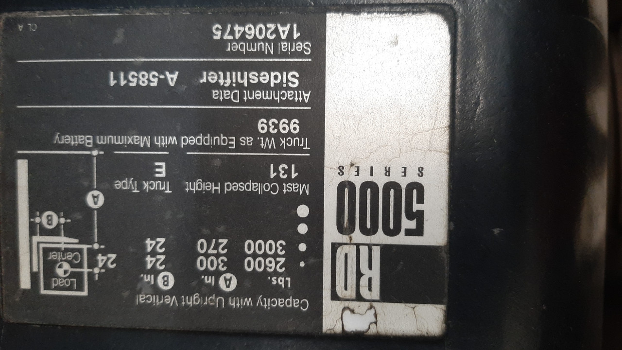 Hermosillo - Crown Eléctrico RD5000 Montacargas