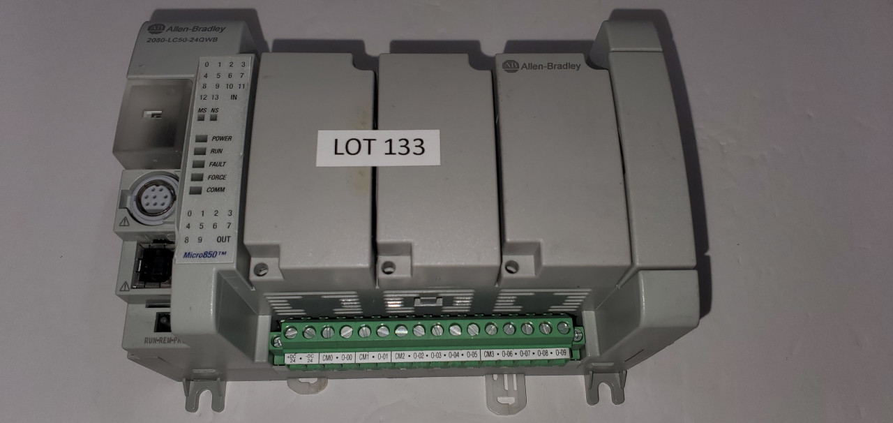 Allen Bradley Micro 850 2080-LC50-24QWB PLC For Sale | Aucto