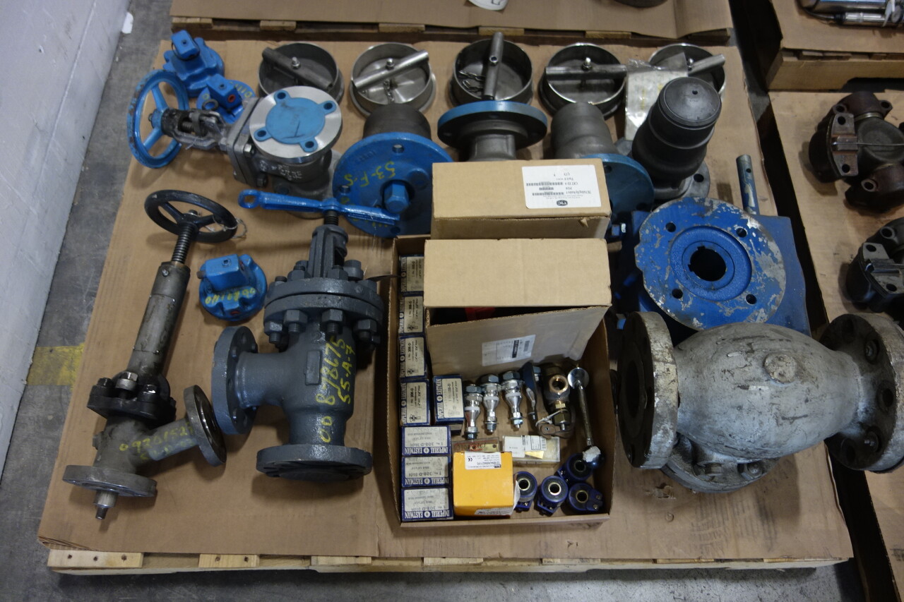 4 PALLETS OF ASSORTED VALVES AND ACCESSORIES