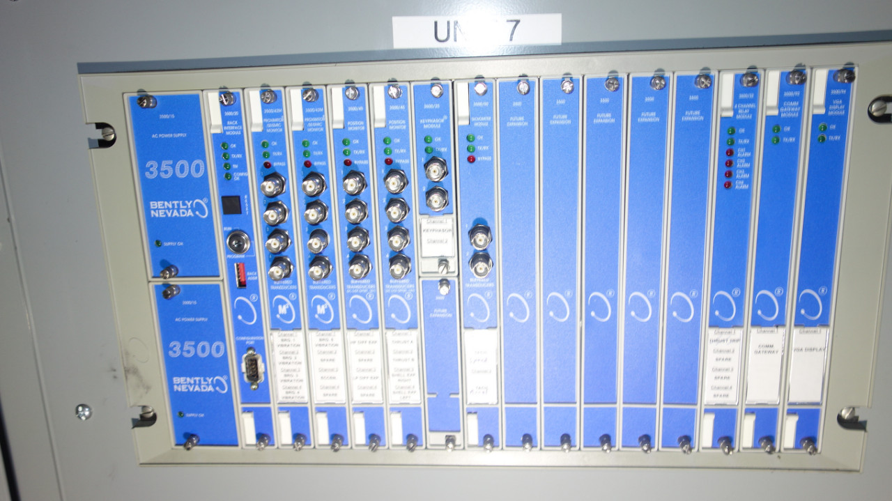 BENTLY NEVADA 3500 MONITORING SYSTEM CABINET For Sale | Aucto