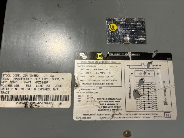 Bulk Lot of Square D Electrical Disconnect Safety Switches, Combination ...
