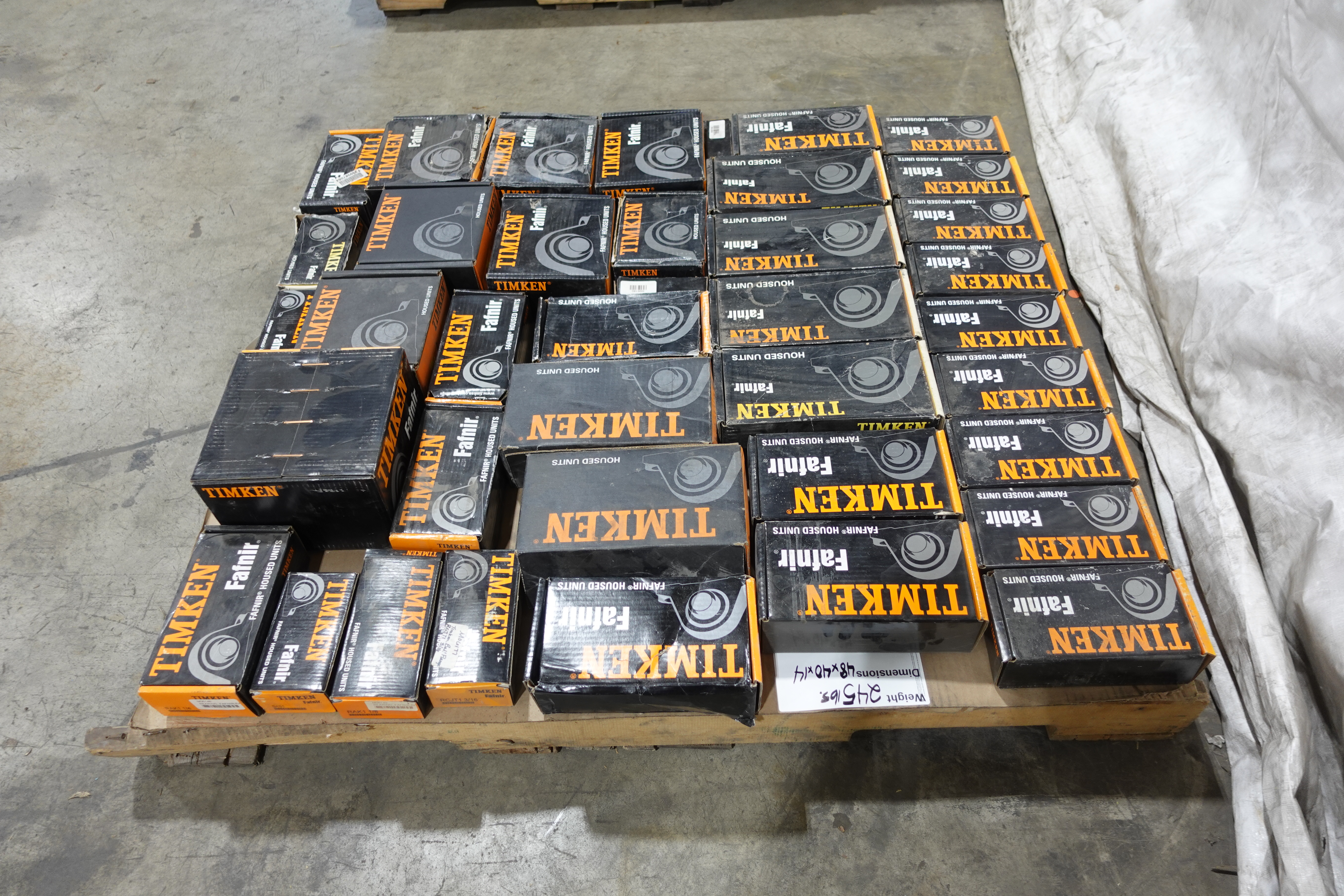 SKU 1739352 - PALLET OF TIMKEN PILLOW BLOCK BEARINGS For Sale | Aucto
