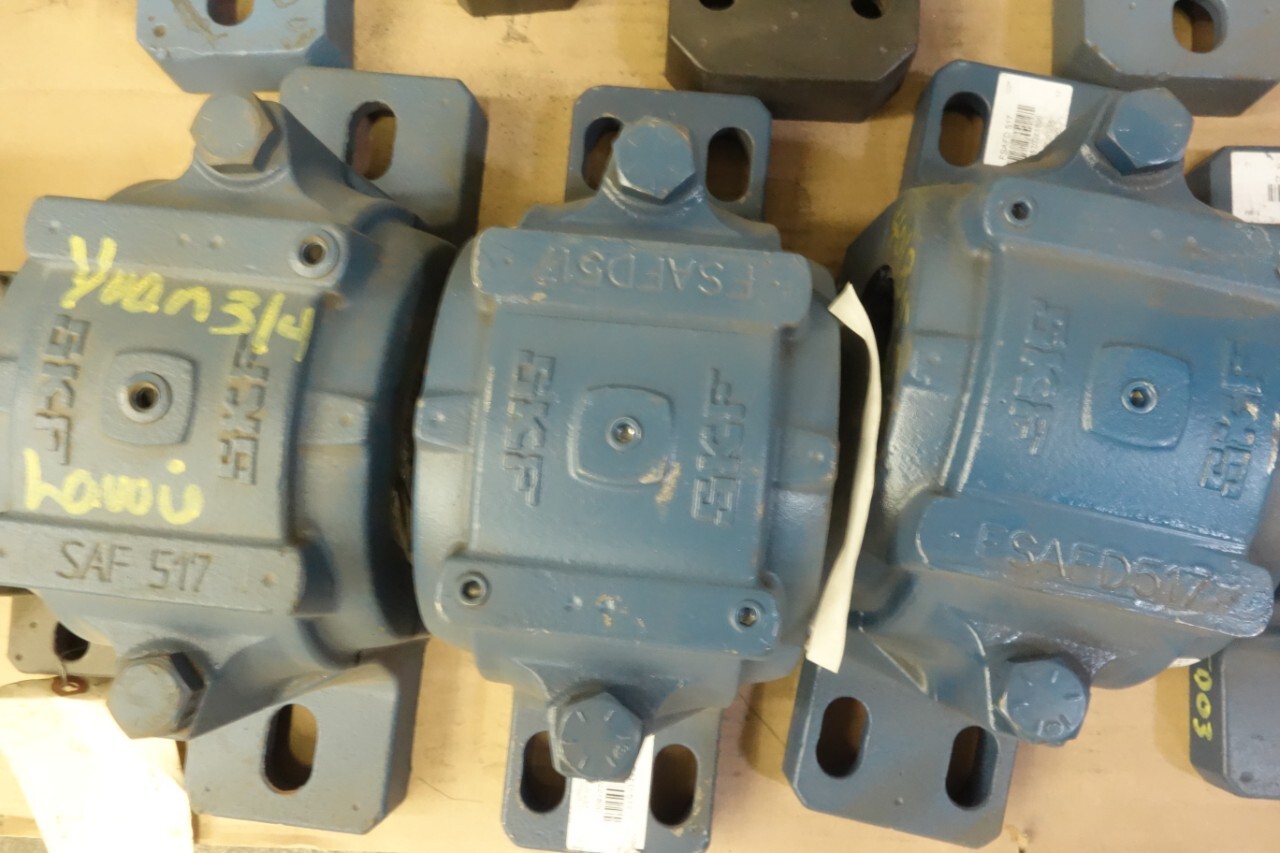 PALLET OF SKF SPLIT CASE PILLOW BLOCK BEARING HOUSINGS