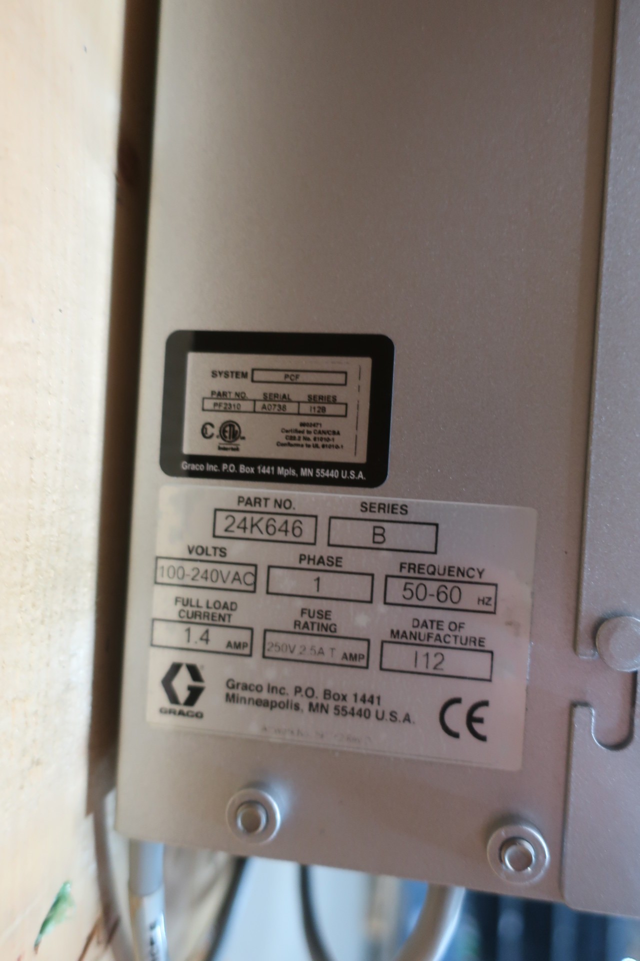 GRACO PF2310 PCF HIGH-RES CARTRIDGE SYSTEM