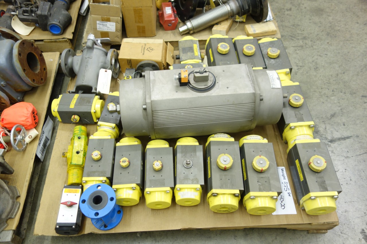 6 PALLETS OF ASSORTED VALVES AND VALVE PARTS