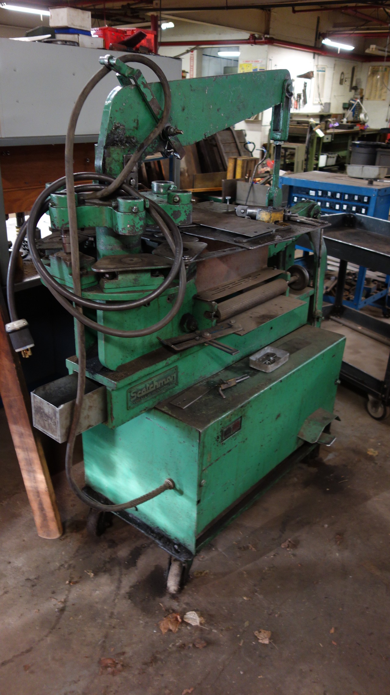 SCOTCHMAN T314 3HP 35TON HYDRAULIC IRONWORKER 220V-AC (NEW REPLACEMENT ...