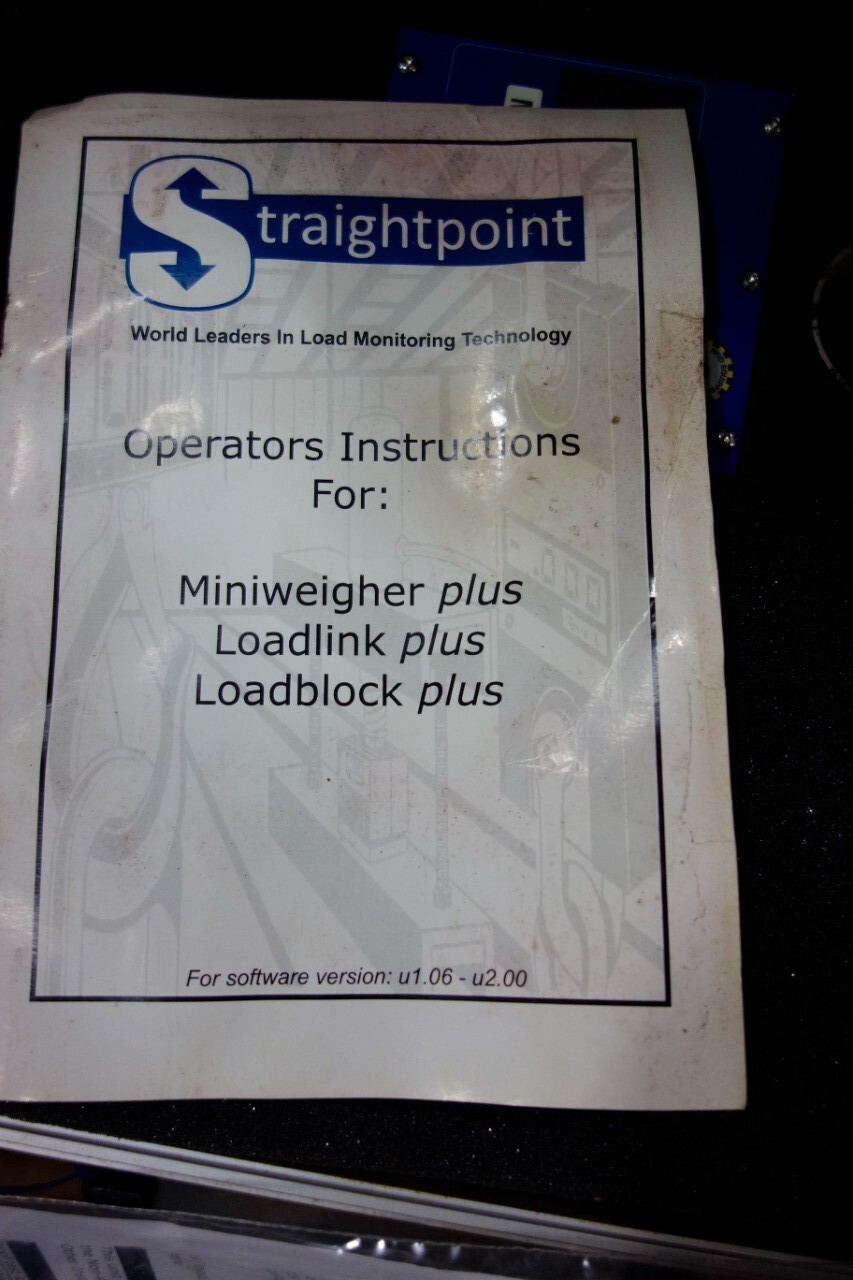 LOT OF 2 SP STRAIGHTPOINT LOADLINK PLUS DIGITAL DYNAMOMETERS