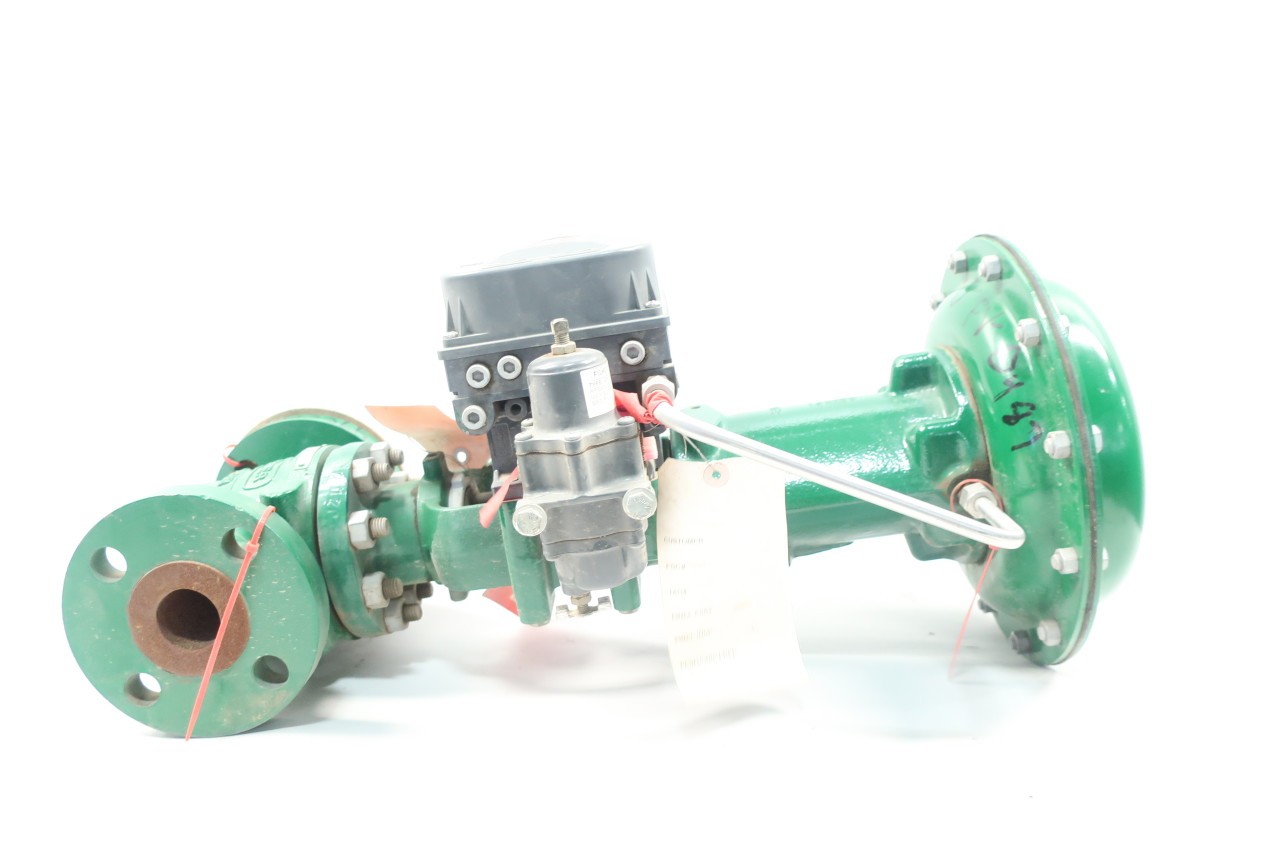 FISHER TYPE ET PNEUMATIC TYPE 667 300 STEEL FLANGED DVC6200 1-1/2IN ...