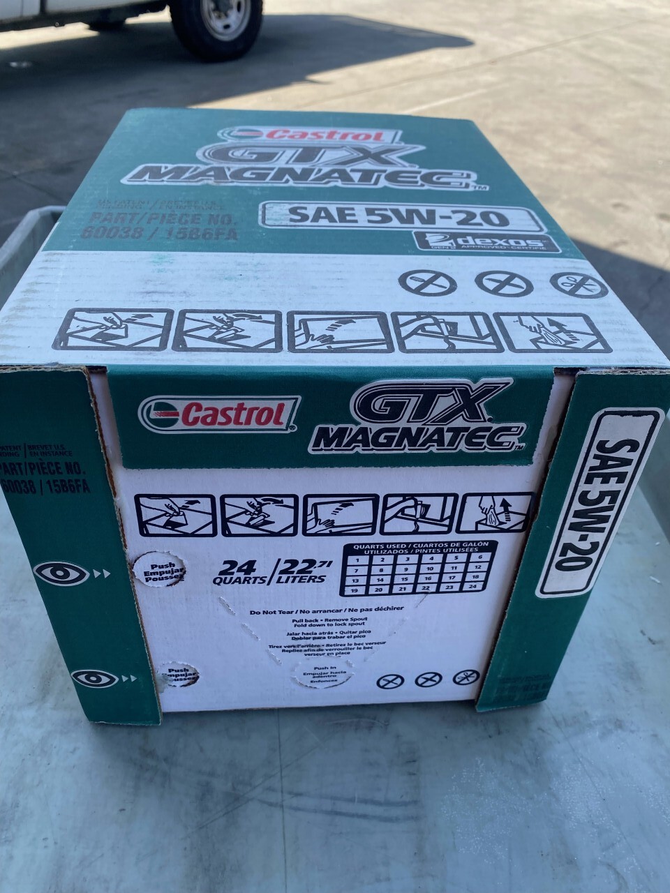 Lot of 42 Pallets of Castrol 5W-20 GTX Motor Oil
