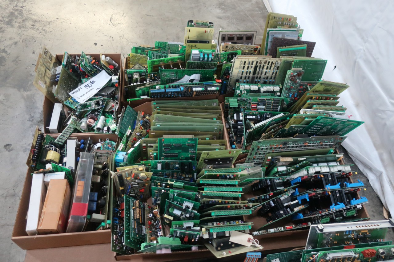 2 PALLETS OF ASSORTED PCB CIRCUIT BOARDS For Sale | Aucto