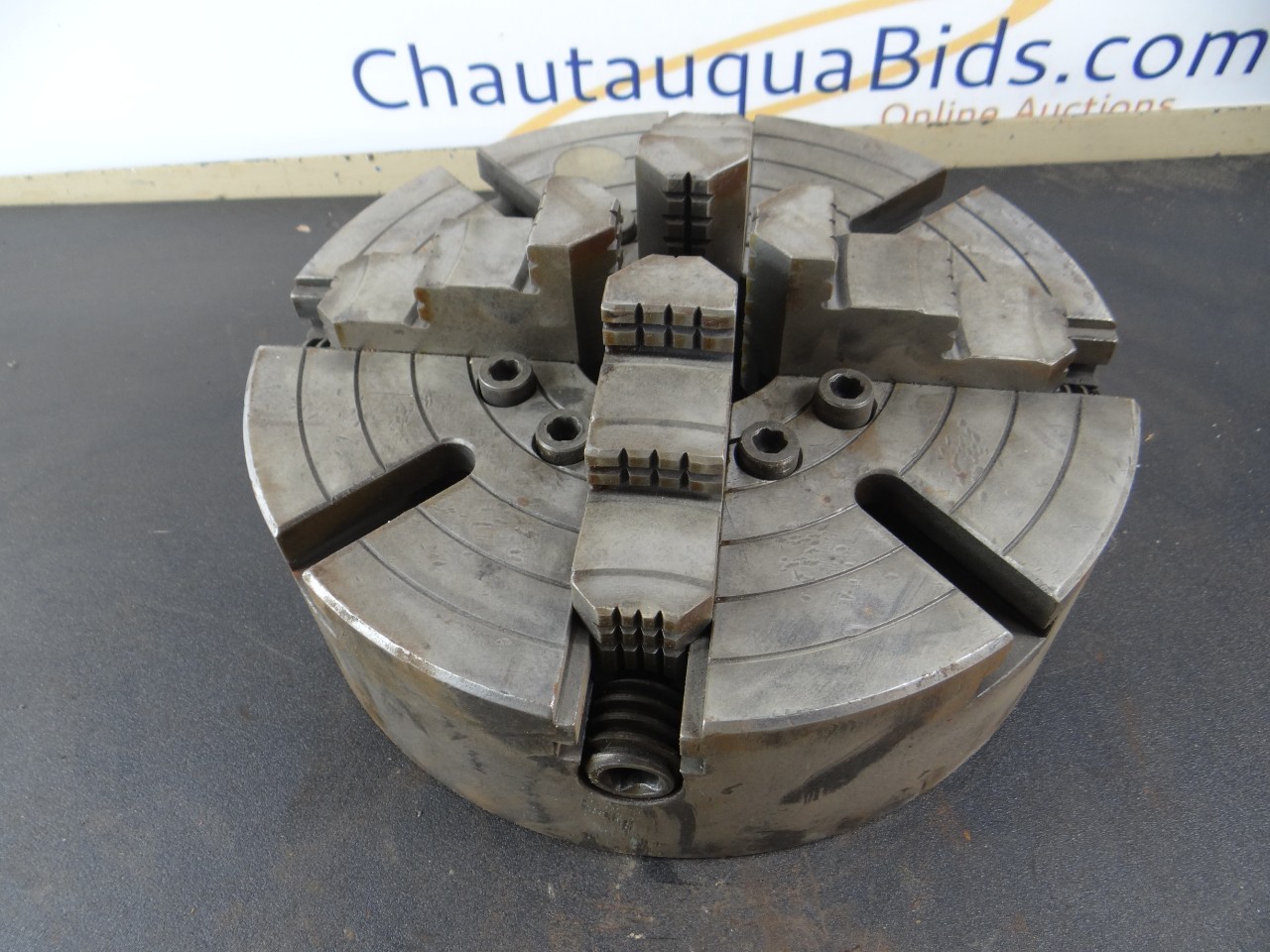 BISON 12 INCH 4 JAW LATHE CHUCK For Sale | Aucto