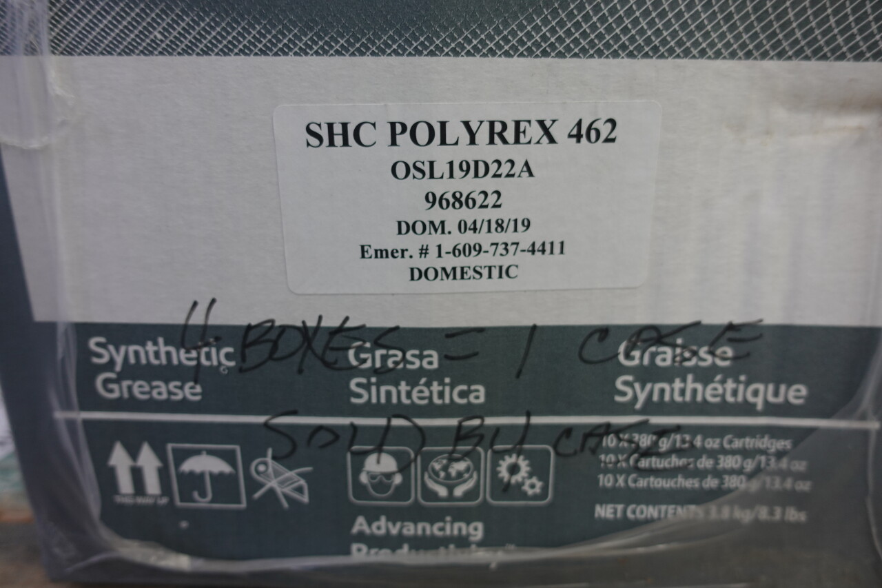 PALLET OF MOBIL SCH POLYREX 462 SYNTHETIC GREASE