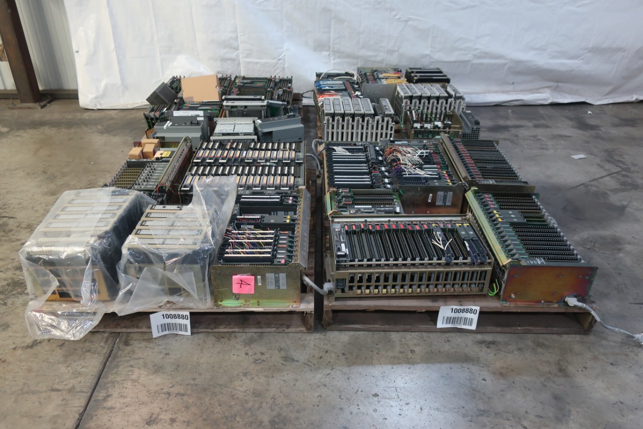 4 PALLETS OF ASSORTED MODULES, CHASSIS, AND POWER SUPPLIES