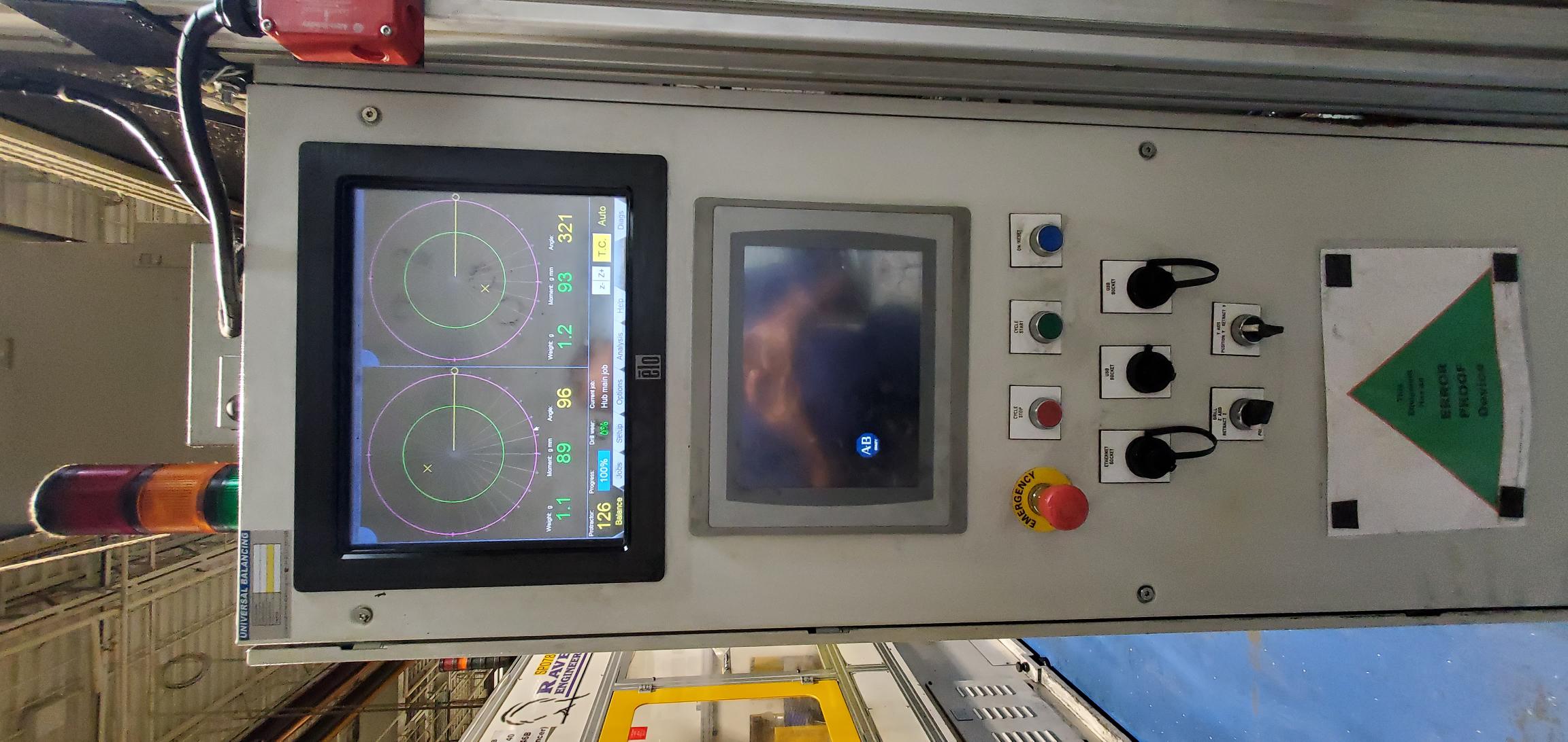 2018 Universal Balancing Ltd. V10S-FA-D Dynamic Balancing Machine For ...