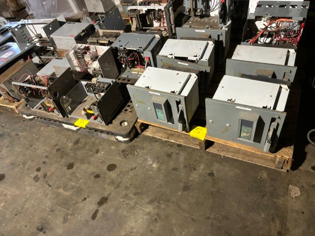 Bulk Lot of Electrical MCC Buckets & Switchgear, Including Allen ...