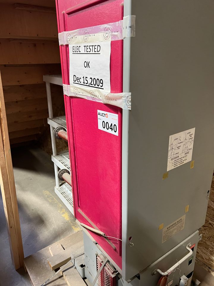 1978 Siemens Allis-Chalmers MA-250C1 High Voltage Ruptair Power Circuit ...