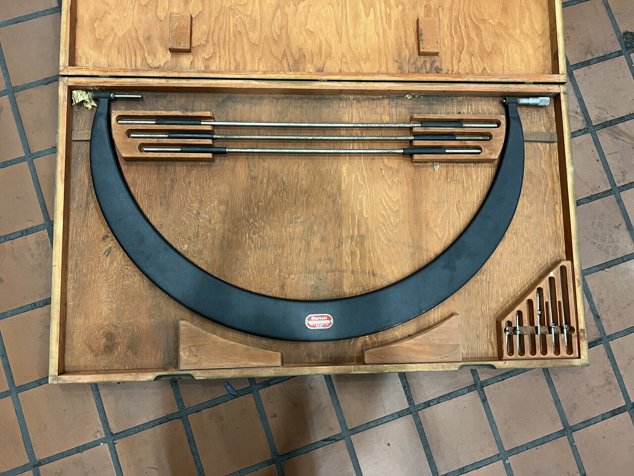 Starrett No. 724 outside micrometer 30-36"