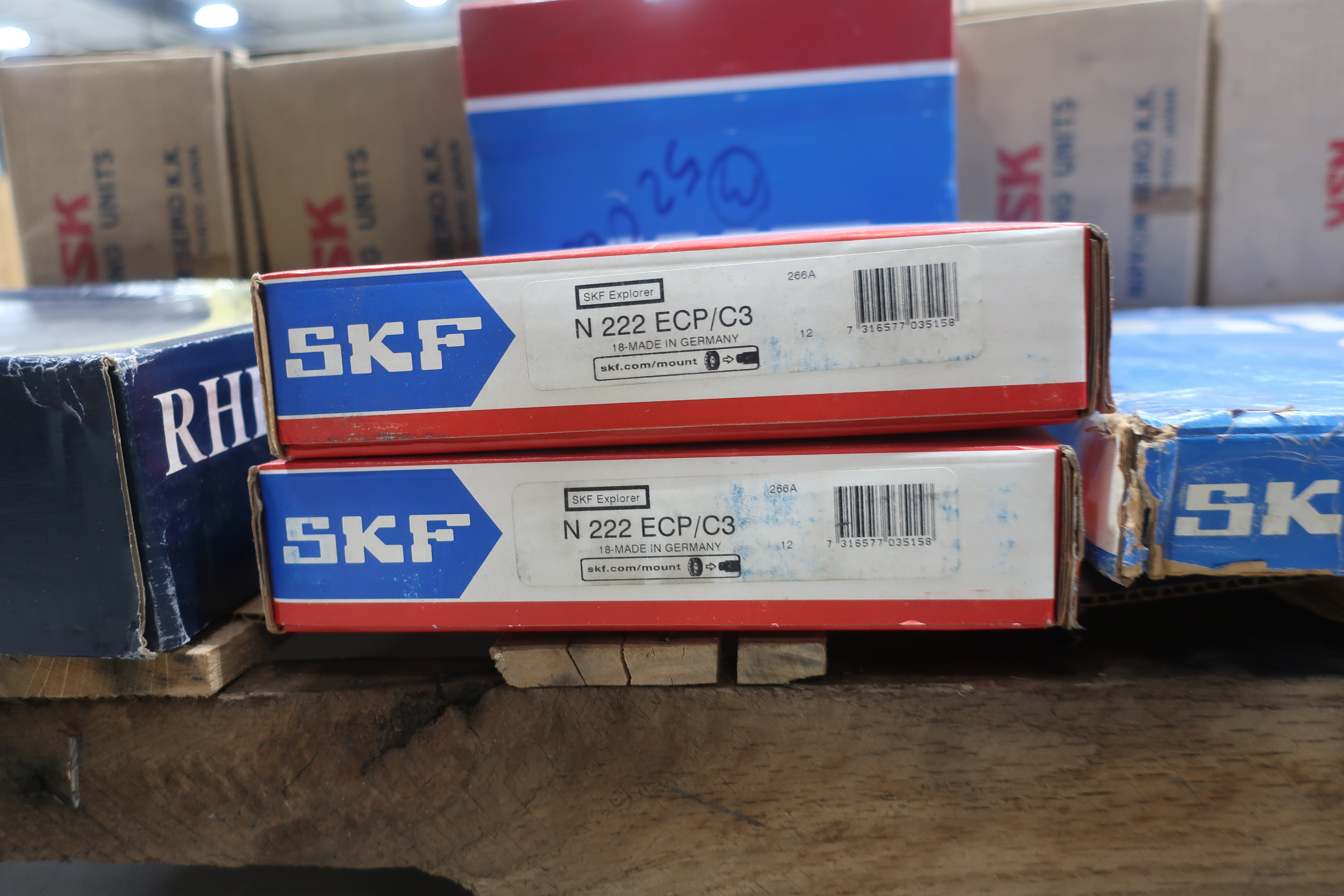 SKU 1738658 - PALLET OF ASSORTED BEARINGS, NSK, SKF, FAG, RHP For Sale ...