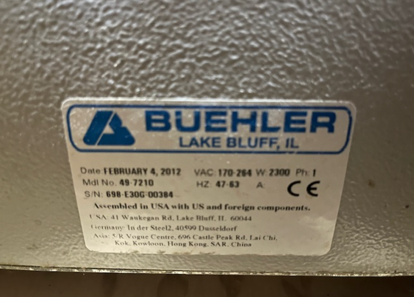 QTY 2: BUHLER ECOMET 300 GRINDER POLISHERS For Sale | Aucto