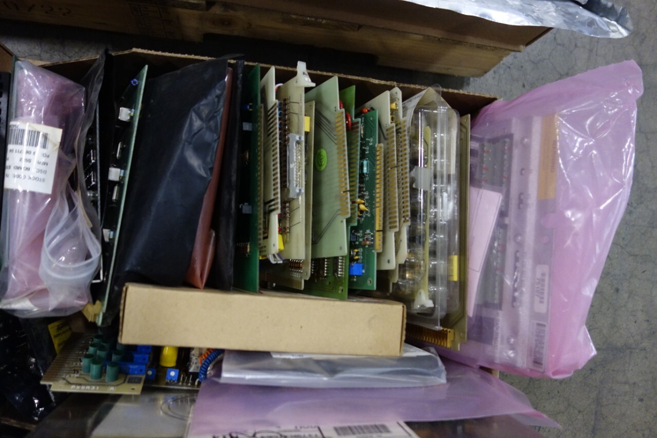 2 PALLETS OF ASSORTED PCB CIRCUIT BOARDS