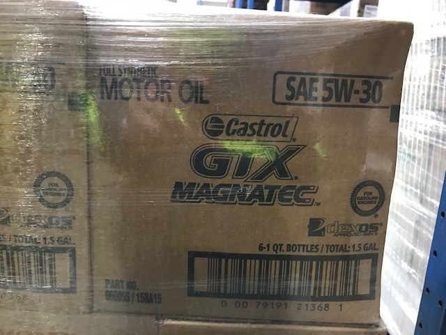 125 Pallets of Castrol Motor Oil - 116 000 Liters For Sale | Aucto