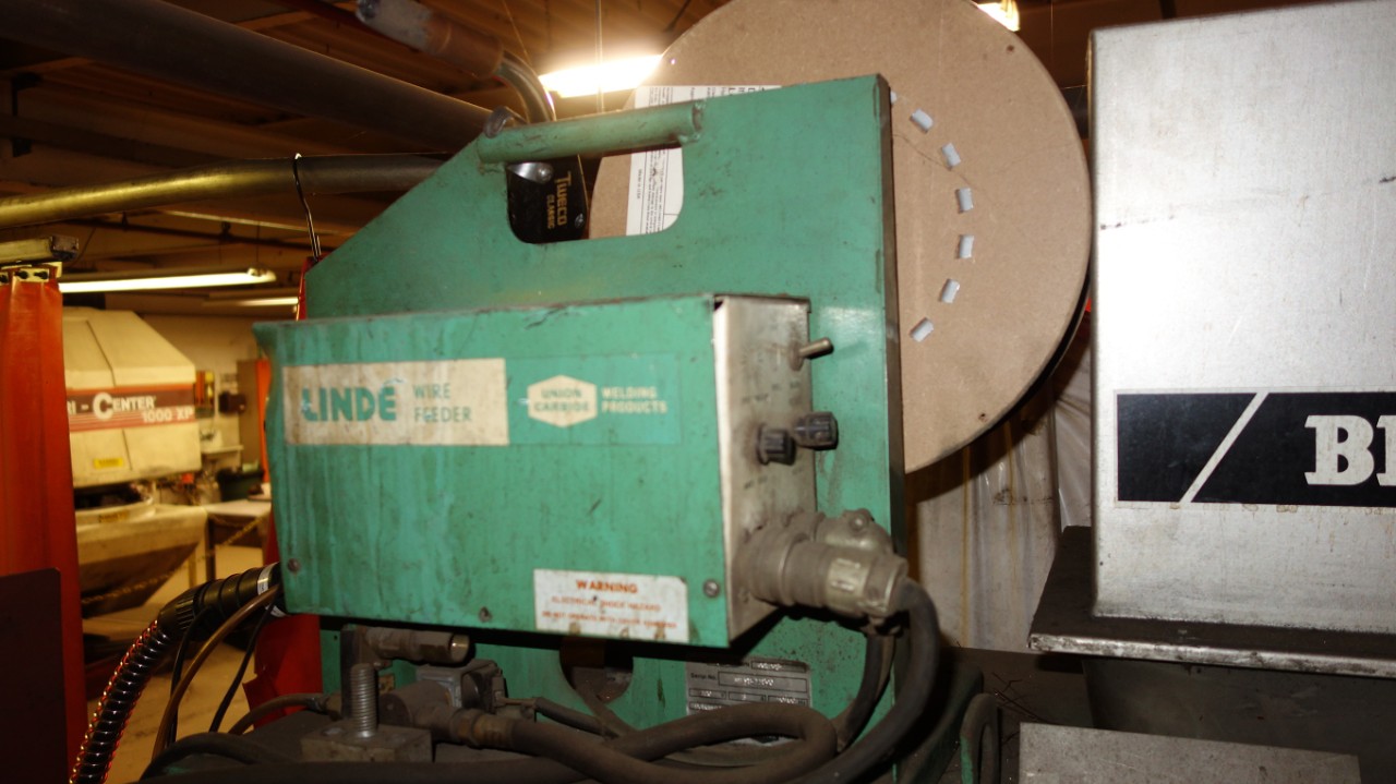 LINDE VI-400 CV/DC POWER SUPPLY MIG WELDER 230/460V-AC WITH MIG-31 WIRE ...