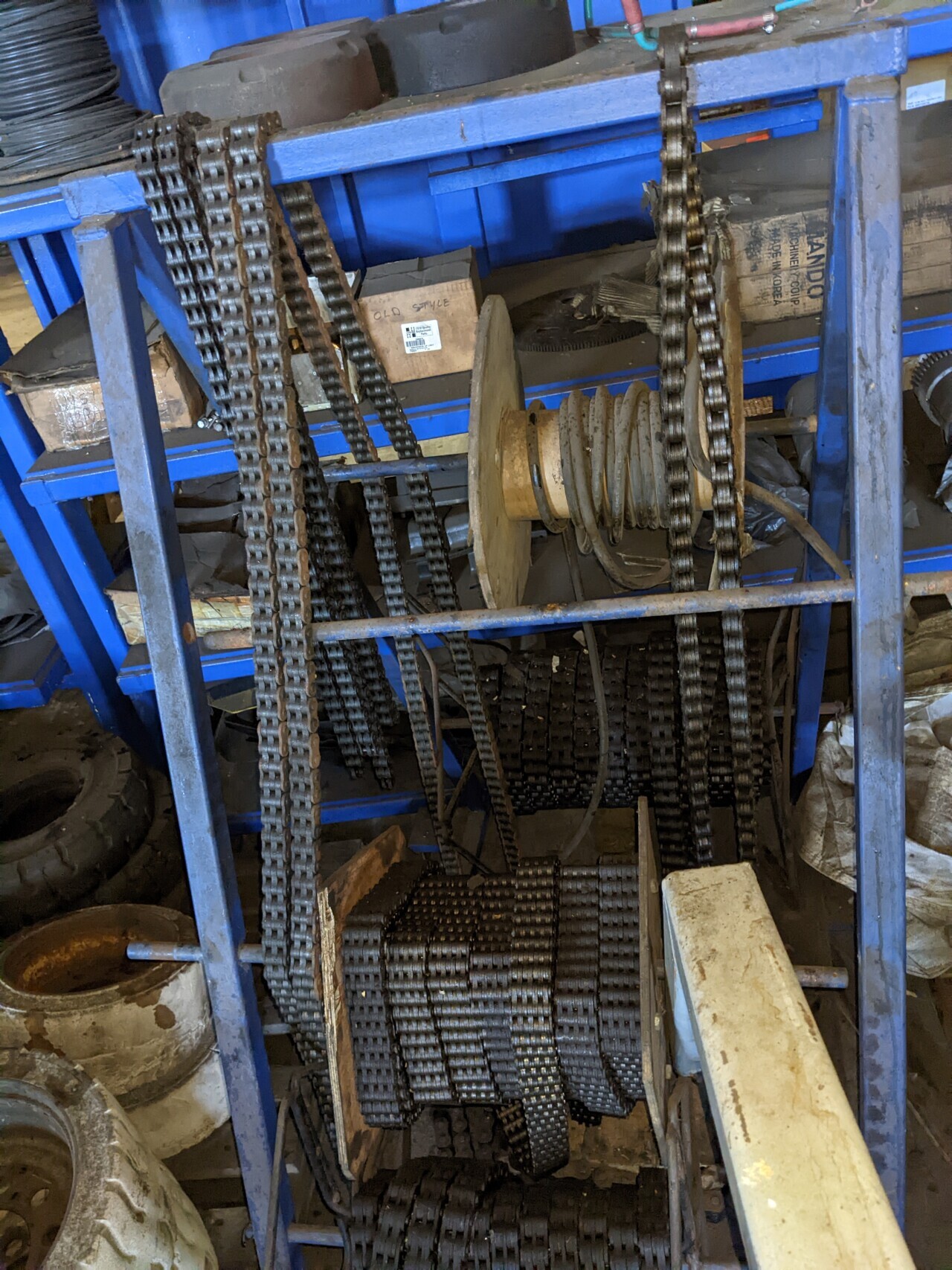 ROLLING A-FRAME WITH REPLACEMENT ROLLER CHAIN