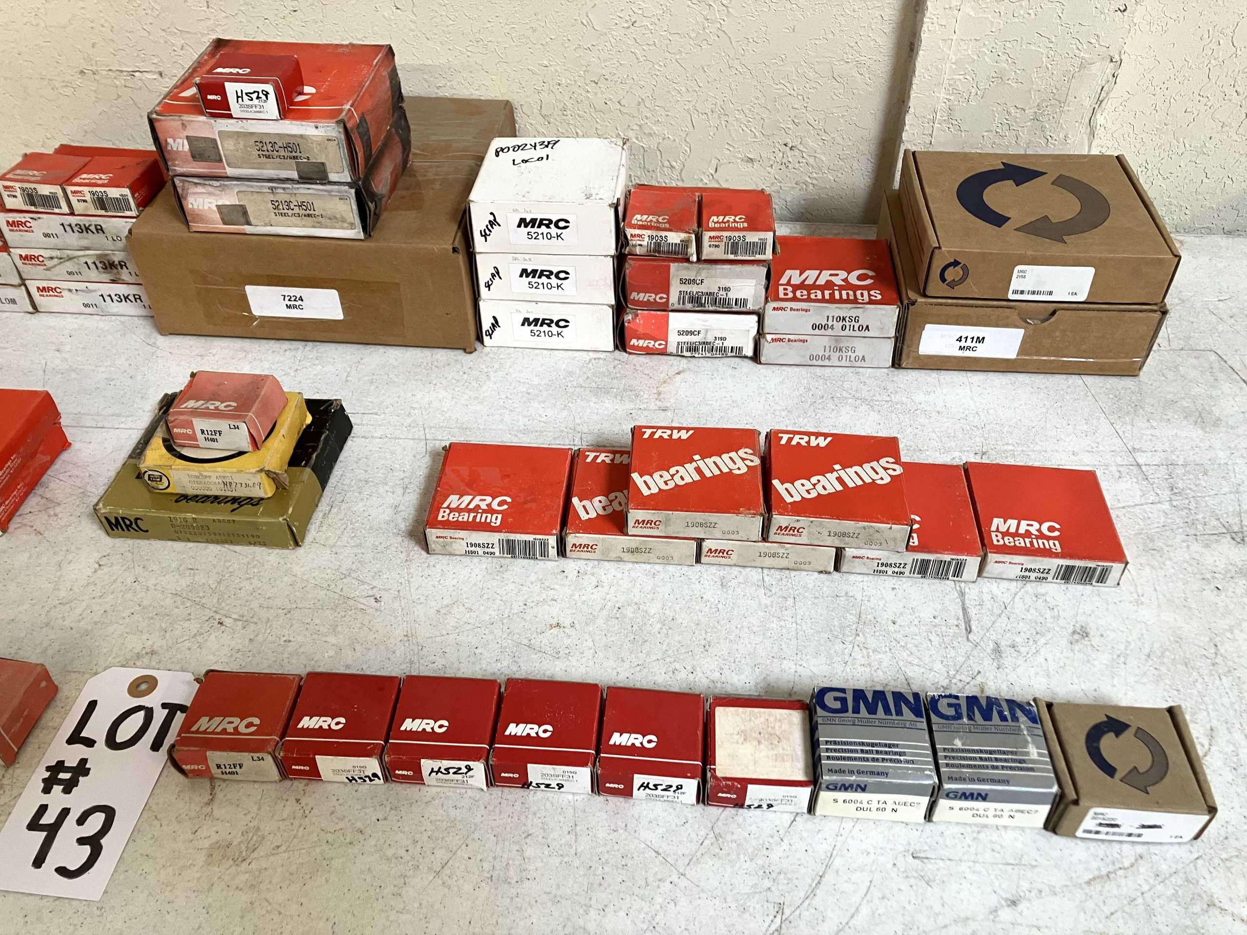 QTY 62: ASSORTED MRC BEARINGS For Sale | Aucto