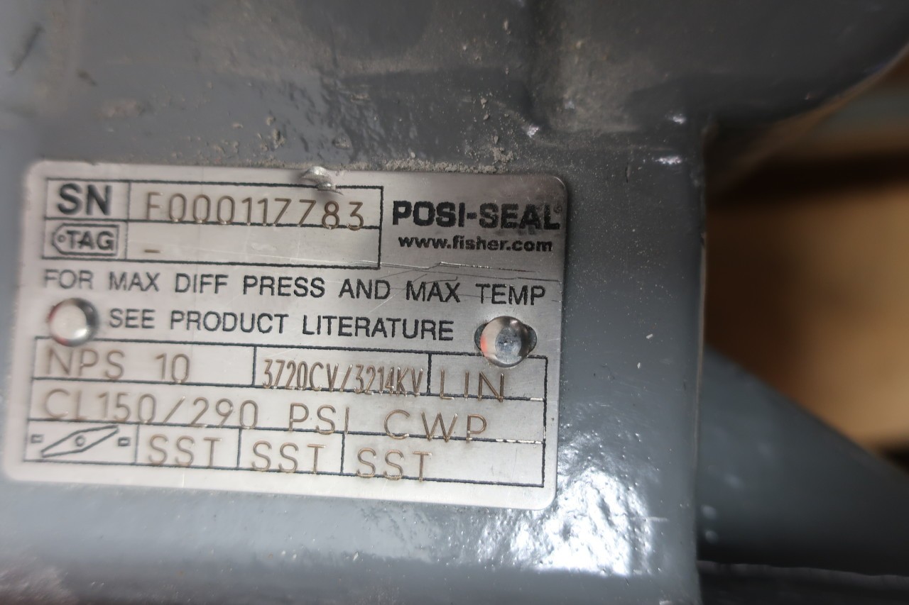 FISHER A81 POSI-SEAL EL-O-MATIC PS4000.U0A14A.00K0 PNEUMATIC STAINLESS ...