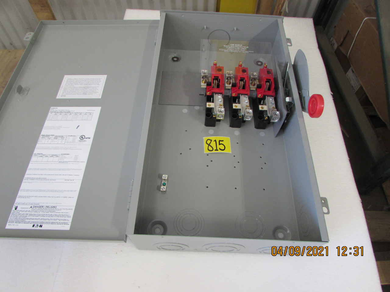 Eaton Safety Switches.