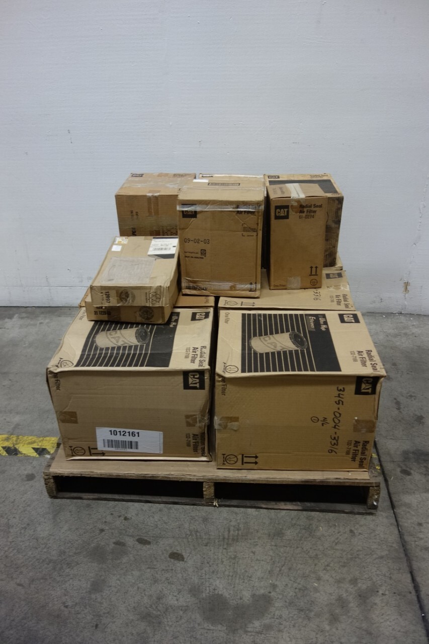 LOT OF ASSORTED CATERPILLAR PARTS AND ACCESSORIES