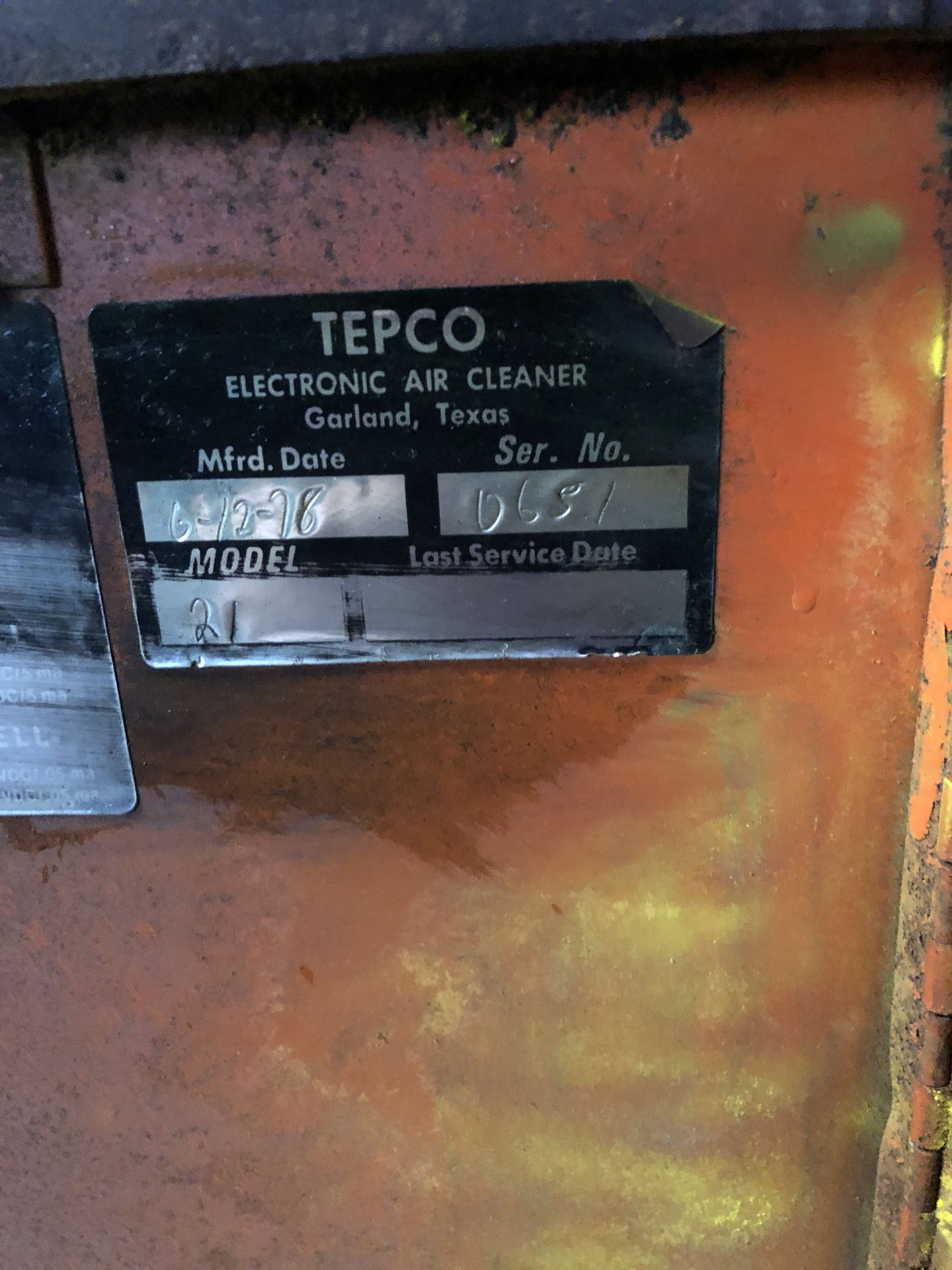 Tepco 21 Electronic Air Cleaner