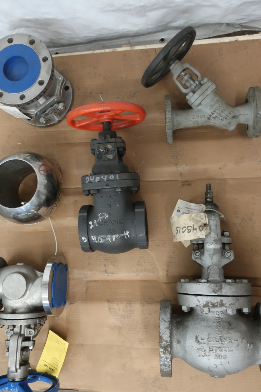 4 PALLETS OF ASSORTED VALVES, PARTS AND ACCESSORIES