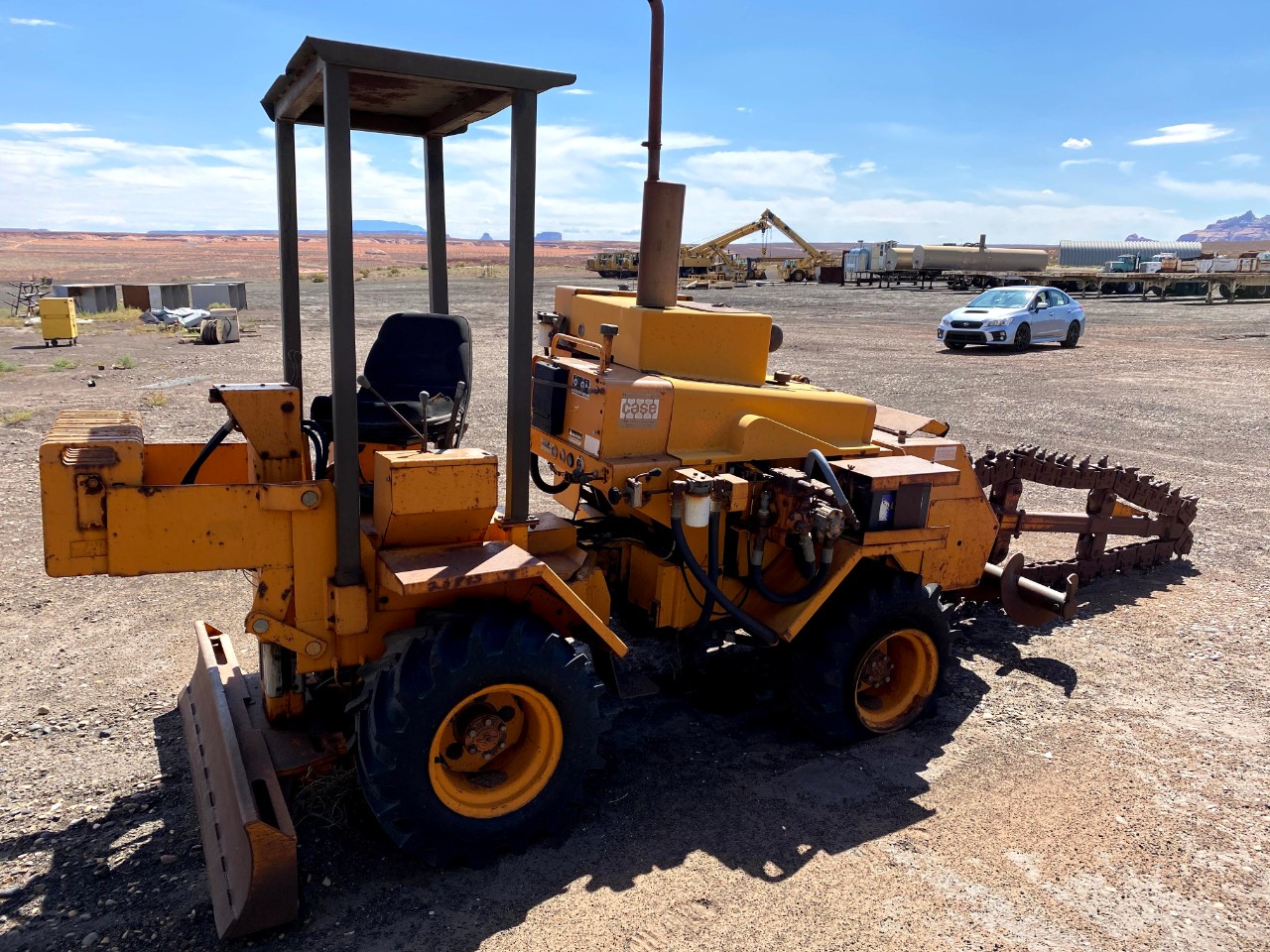 1980 Case Davis 70+4 Backhoe Trencher For Sale | Aucto