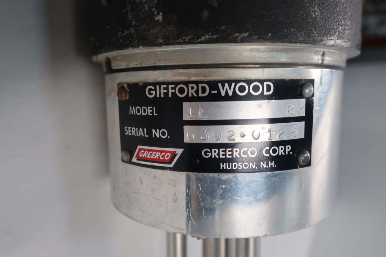GREERCO HIGH SHEAR MIXER HOMOGENIZER