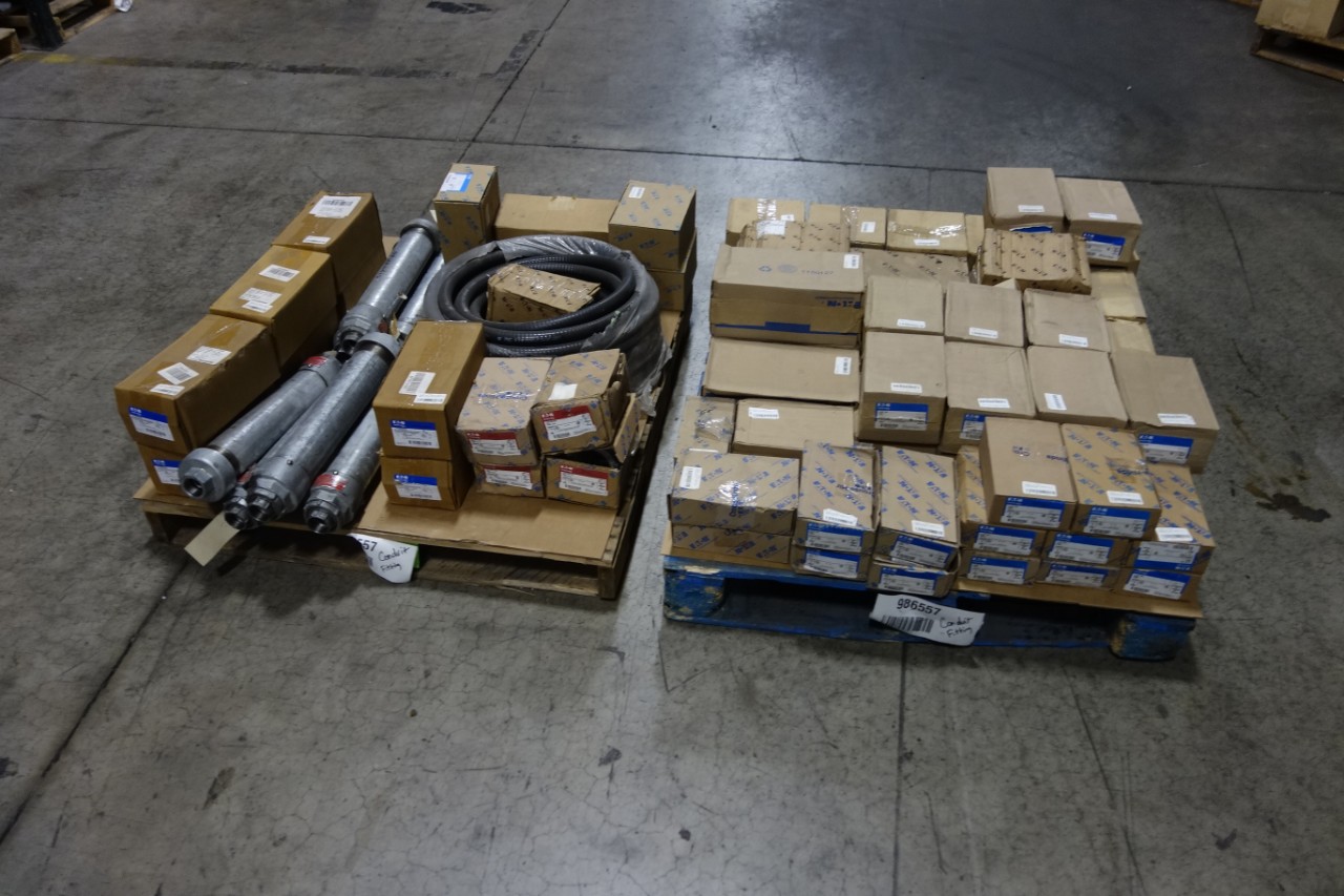 2 PALLETS OF ASSORTED CONDUIT FITTINGS