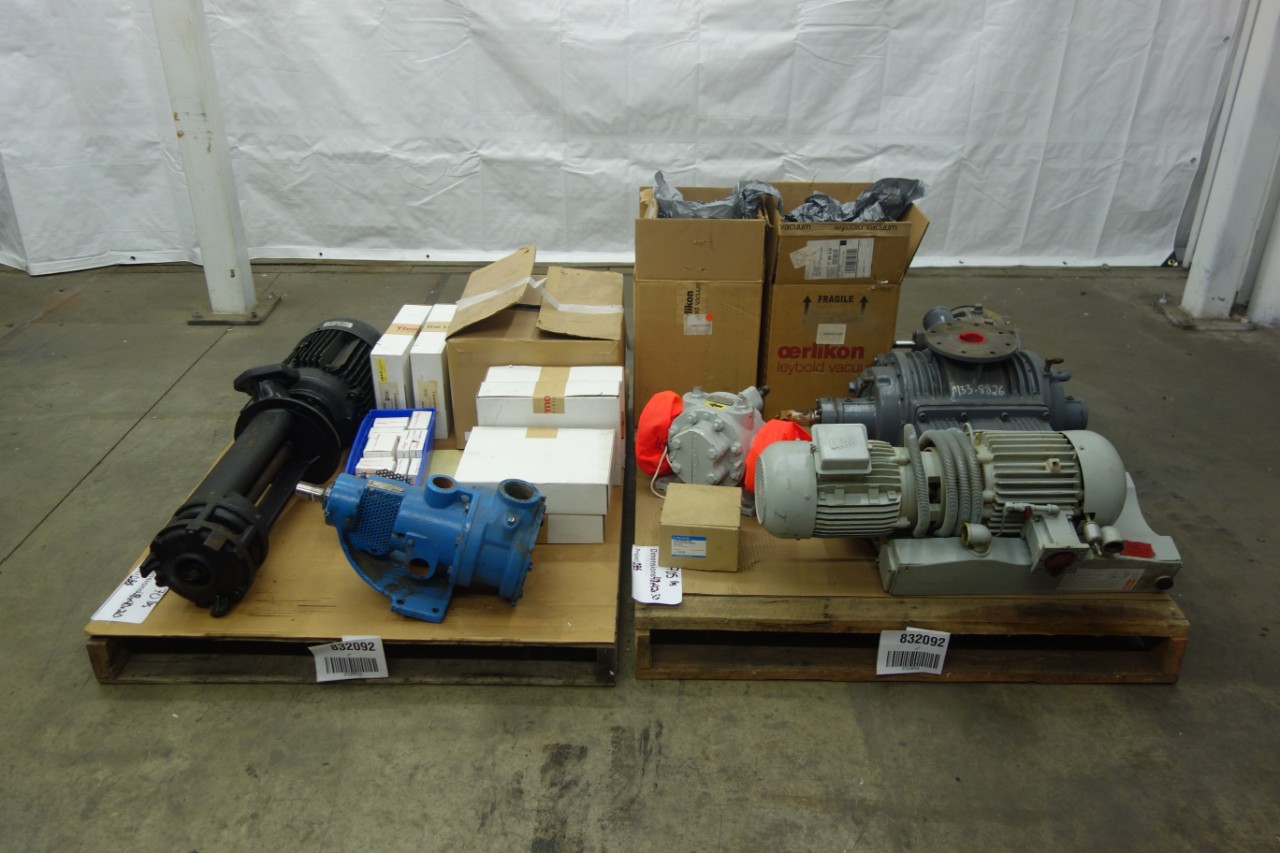 2 PALLETS OF PUMPS AND PUMP PARTS For Sale | Aucto