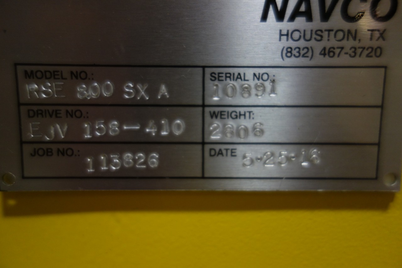 NAVCO RSE 800 SX A RAILSIDE RAILCAR SHAKER For Sale | Aucto