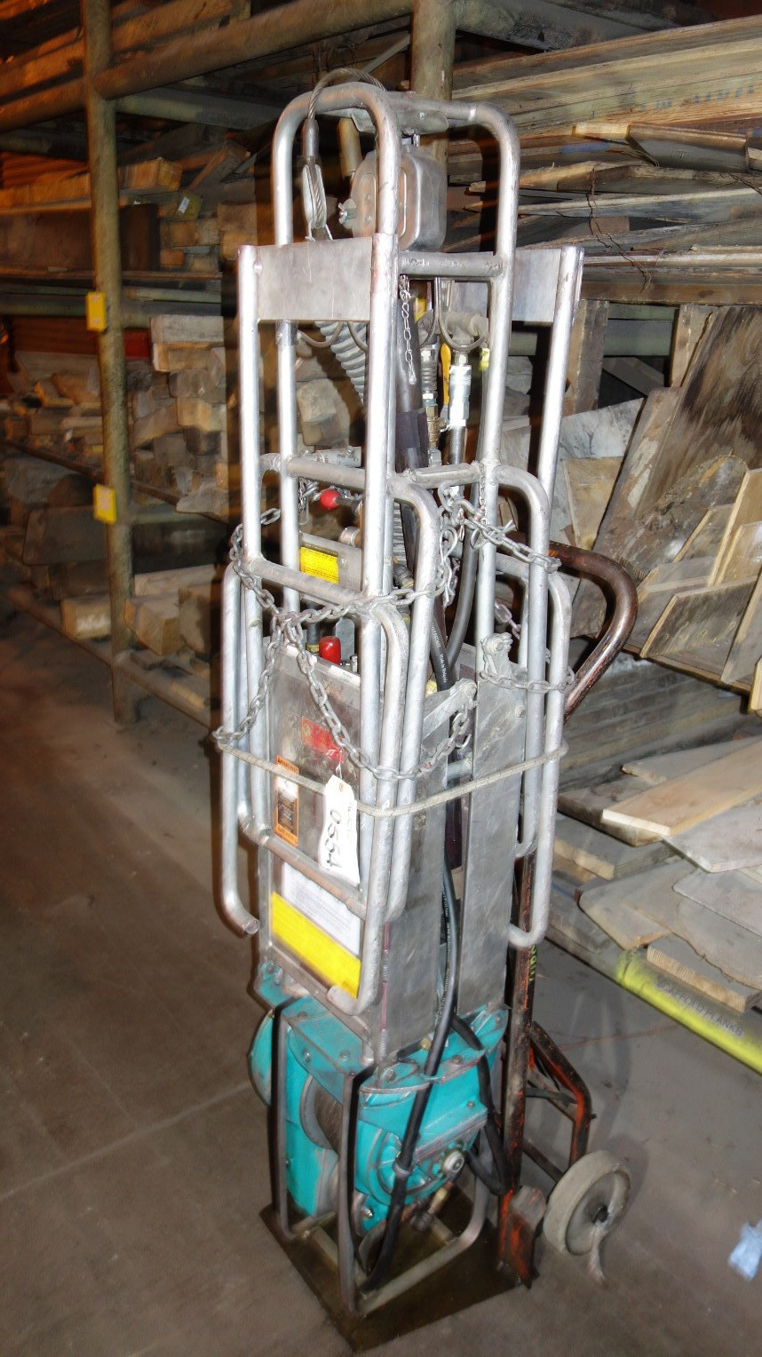 SPIDER STAGING SUSPENDED SCAFFOLDING PLATFORM 750LBS W/ DU-1018 WINCH ...