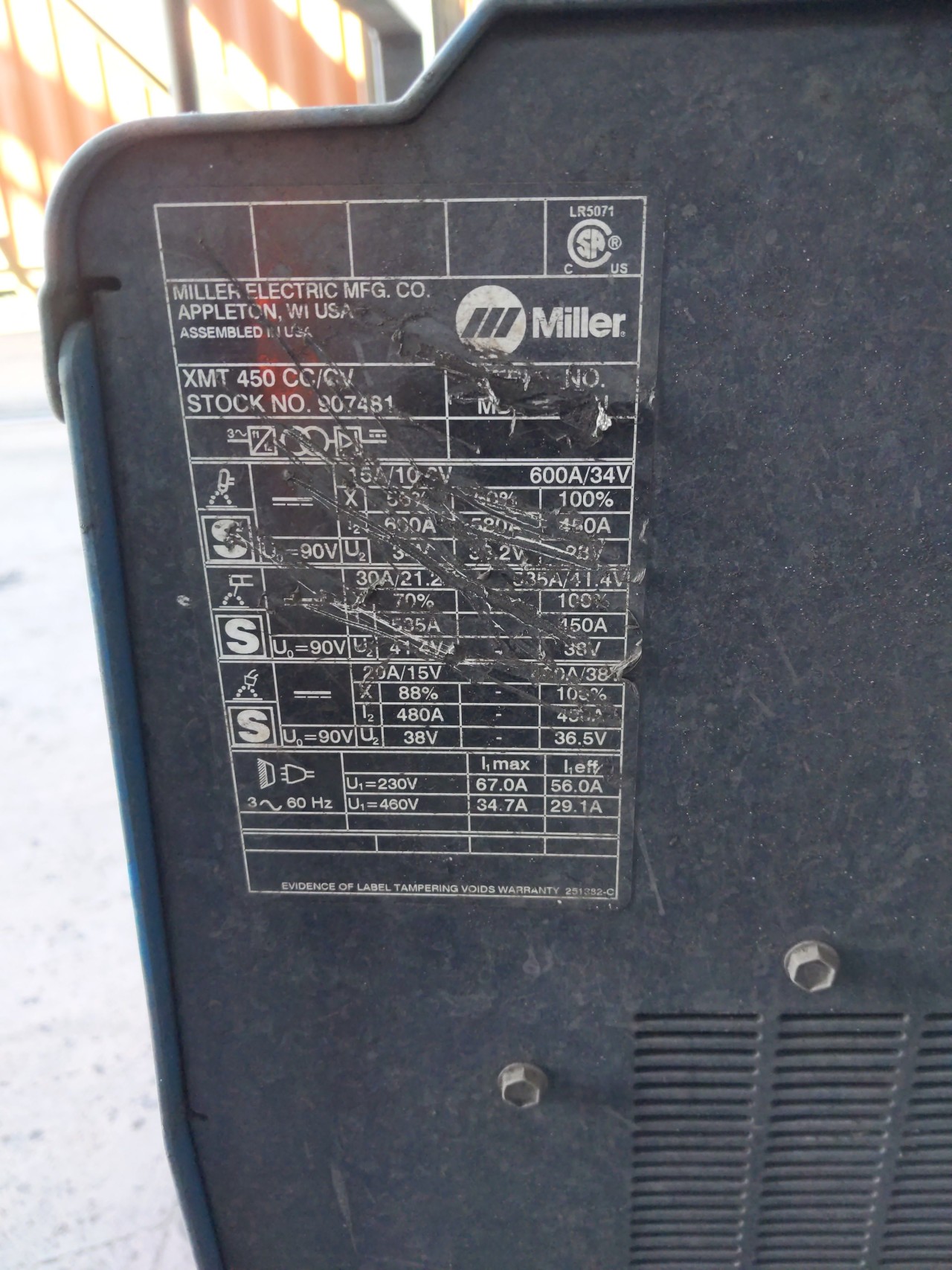Miller XMT 450 CC/CV 4 pack Welder For Sale | Aucto