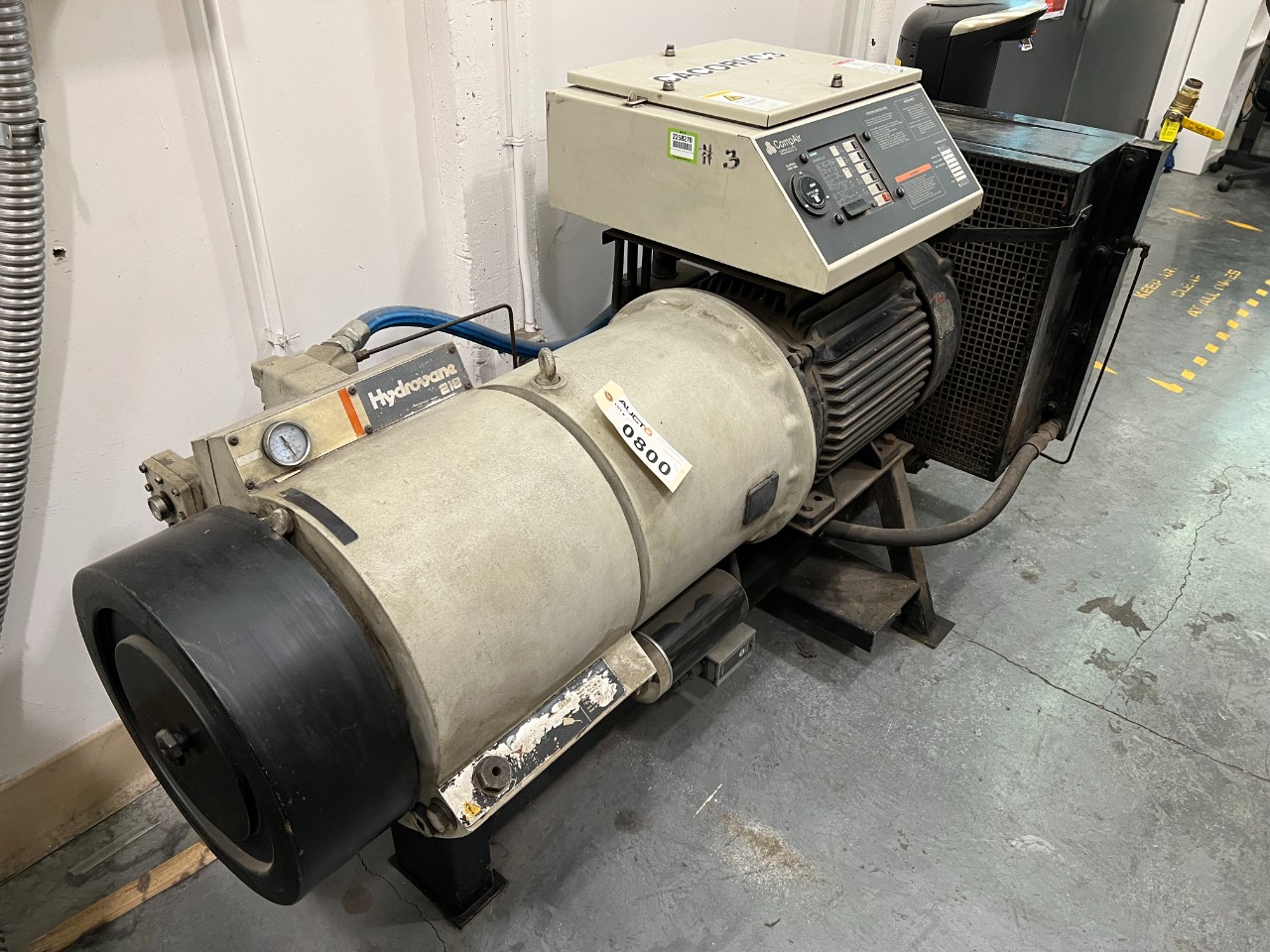 HYDROVANE 218 CK08 308 ROTARY VANE AIR COMPRESSOR 50HP For Sale | Aucto