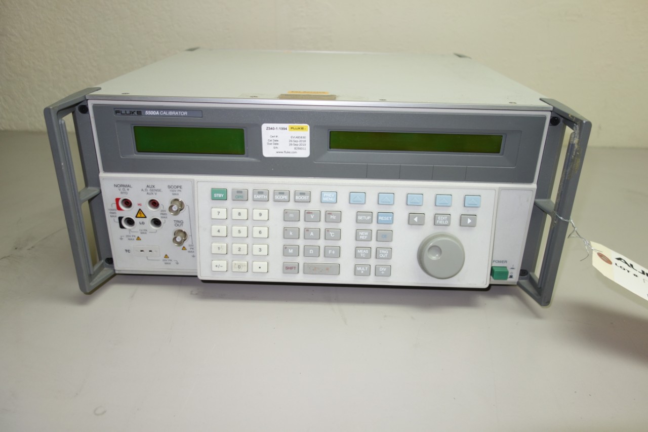 Fluke 5500A Multi-Product Calibrator For Sale | Aucto