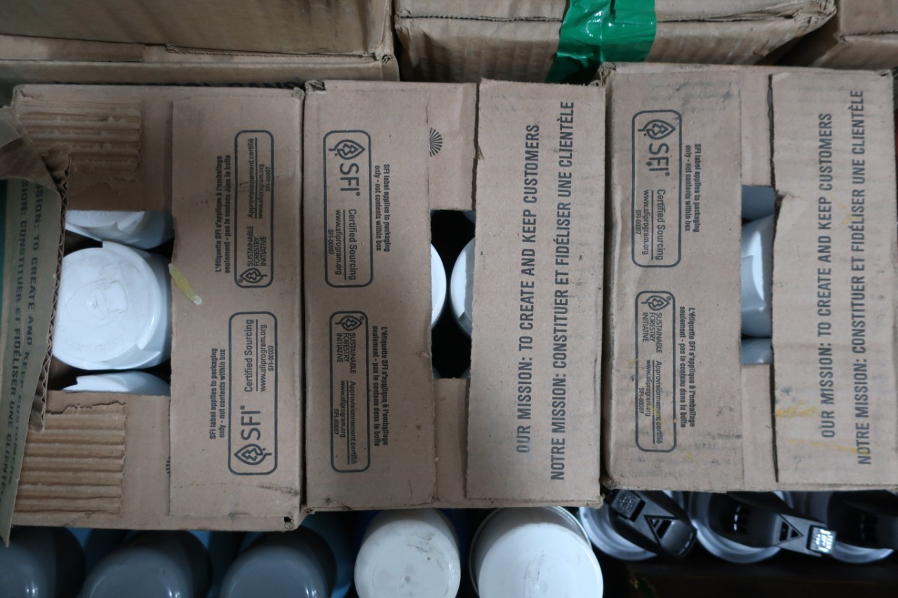 2 PALLETS OF ASSORTED LUBRICANTS AND SPRAY PAINT